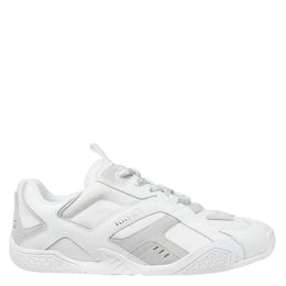 Versace Low-Top Sneaker - Panel Design Sneakers With Greek Motif - Gr. 43,5 (EU) - in Wei&szlig; - f&uuml;r Damen