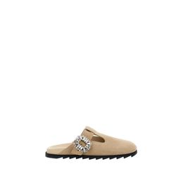 Roger Vivier Sandalen - Pointed Toe Slip-On Sandals - Gr. 35 (EU) - in Beige - f&uuml;r Damen