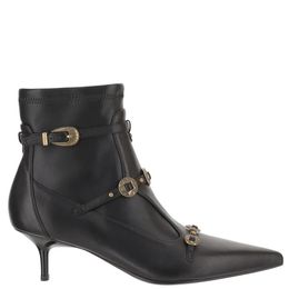 Pinko Stiefel - Pointed Toe Ankle Boots With Decorative Straps - Gr. 36 (EU) - in Schwarz - f&uuml;r Damen