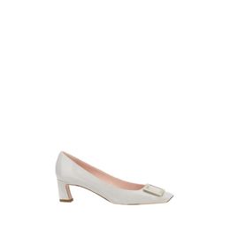 Roger Vivier Hohe Schuhe - With Heel White - Gr. 38,5 (EU) - in Wei&szlig; - f&uuml;r Damen