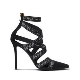 Balmain Sandalen - Pointed Toe Sandals - Gr. 40 (EU) - in Schwarz - f&uuml;r Damen