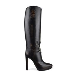 Polo Ralph Lauren Stiefel - Remmy Boots - Gr. 37,5 (EU) - in Schwarz - f&uuml;r Damen