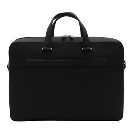 Salvatore Ferragamo Laptoptaschen - Black Briefcase-Style Bag With Subtle Embossed Pat - Gr. unisize - in Schwarz - f&uuml;r Damen