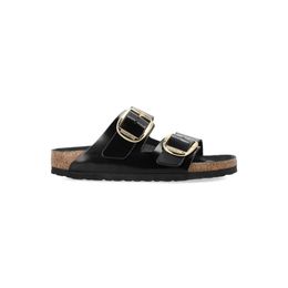 Birkenstock Sandalen - Arizona Big Buckle Sandals With Oversized Metal Bu - Gr. 37 (EU) - in Schwarz - f&uuml;r Damen