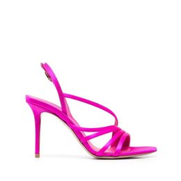 Le Silla Sandalen - 100Mm Strappy Stiletto Sandals - Gr. 36 (EU) - in Rosa - f&uuml;r Damen