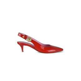 Balmain Hohe Schuhe - Slingback Pumps - Gr. 37 (EU) - in Rot - f&uuml;r Damen