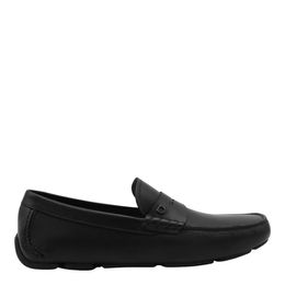 Salvatore Ferragamo Loafer - Moccasin Silhouette Flat Shoes - Gr. 6_5 - in Schwarz - f&uuml;r Damen