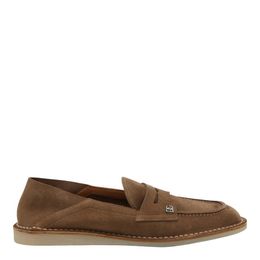 Dolce & Gabbana Dolce&Gabbana Loafer - Classic Suede Loafers With Penny Strap - Gr. 42,5 (EU) - in Braun - f&uuml;r Damen