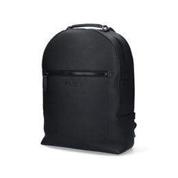 Salvatore Ferragamo Rucks&auml;cke - Structured Black Bag With Minimalist Design - Gr. unisize - in Schwarz - f&uuml;r Damen