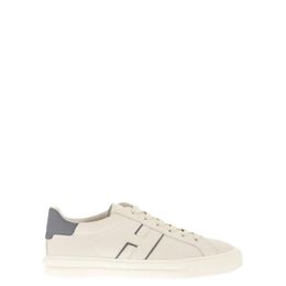 Hogan Low-Top Sneaker - Rebel Leather Trainers With Memory Foam Insole - Gr. 11 - in Beige - f&uuml;r Damen