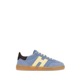 Hogan Low-Top Sneaker - Clear Blue Leather Hogan Sneakers With Contrasting - Gr. 39 (EU) - in Blau - f&uuml;r Damen