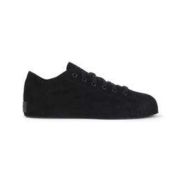 Y-3 Low-Top Sneaker - Suede Low-Top Sneakers - Gr. 10_5 - in Schwarz - f&uuml;r Damen