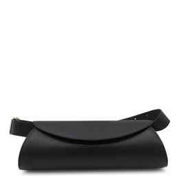 Jil Sander Hobo Bags - Black Leather Shoulder Bag - Gr. unisize - in Schwarz - f&uuml;r Damen