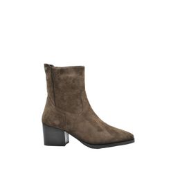Janet & Janet Janet & Janet Stiefel - Ebano Suede Ankle Boots With Pointed Toe - Gr. 39 (EU) - in Grau - f&uuml;r Damen