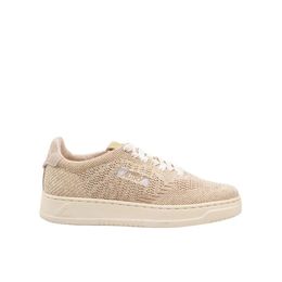 Autry Low-Top Sneaker - Easeknit Low Knit Sneakers In Sand And Gold - Gr. 37 (EU) - in Beige - f&uuml;r Damen