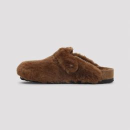 Birkenstock Slipper & Pantoletten - Plush Shearling Slippers - Gr. 36 (EU) - in Schwarz - f&uuml;r Damen