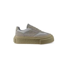 Maison Martin Margiela Maison Margiela Low-Top Sneaker - Beige Suede And Mesh Low-Top Sneakers - Gr. 44 (EU) - in Braun - f&uuml;r Damen
