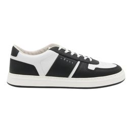 Hogan Low-Top Sneaker - Low-Top Sneakers With Sleek Black - Gr. 7_5 - in Wei&szlig; - f&uuml;r Damen