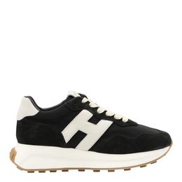 Hogan Low-Top Sneaker - Black Sneakers With Contrasting White Accents - Gr. 35 (EU) - in Schwarz - f&uuml;r Damen