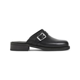 OUR LEGACY Loafer - Black Leather Slippers With Minimalist Design - Gr. 41 (EU) - in Schwarz - f&uuml;r Damen