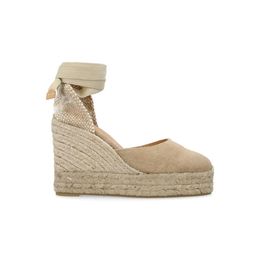 Castaner Sandalen - Carina 8 Wedge Espadrilles - Gr. 36 (EU) - in Beige - f&uuml;r Damen