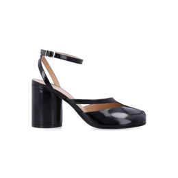 Maison Martin Margiela Maison Margiela Sandalen - Tabi Split-Toe Pump Sandals With Cylindrical Heel - Gr. 39 (EU) - in Schwarz - f&uuml;r Damen