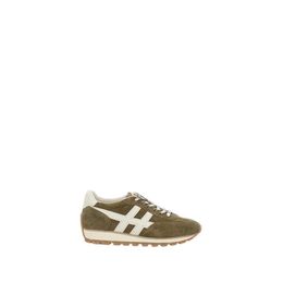 Hogan Low-Top Sneaker - Low-Top Sneakers With Green Finish - Gr. 9_5 - in Gr&uuml;n - f&uuml;r Damen