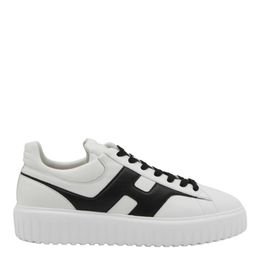 Hogan Low-Top Sneaker - White Hogan Sneakers With Bold Black Design - Gr. 8_5 - in Wei&szlig; - f&uuml;r Damen