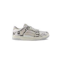 Amiri Low-Top Sneaker - Low-Rise Beige And White Sneakers With Python-Effe - Gr. 41 (EU) - in Grau - f&uuml;r Damen