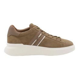 Hogan Low-Top Sneaker - Low-Top Sneakers With Suede Upper - Gr. 7 - in Braun - f&uuml;r Damen