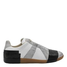 Maison Martin Margiela Maison Margiela Low-Top Sneaker - Low-Top Sneakers With Suede Overlays - Gr. 40,5 (EU) - in Wei&szlig; - f&uuml;r Damen