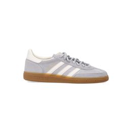 Adidas Low-Top Sneaker - Vintage-Inspired Grey Suede Sneakers With Signatur - Gr. 10_5 - in Wei&szlig; - f&uuml;r Damen