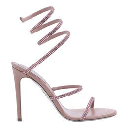 Rene Caovilla Ren&eacute; Caovilla Sandalen - Slender Strap Sandals With Refined Silhouette - Gr. 36,5 (EU) - in Rosa - f&uuml;r Damen