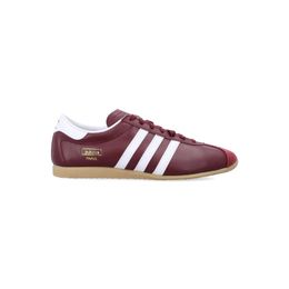 Adidas Low-Top Sneaker - Rekord Leather Sneakers With Suede Toe - Gr. 11_5 - in Rot - f&uuml;r Damen