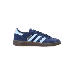 Adidas Low-Top Sneaker - Suede Handball Spezial Sneakers With Gum Rubber Ou - Gr. 10 - in Blau - f&uuml;r Damen