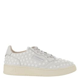 Autry Low-Top Sneaker - Medalist Low Sneakers With Perforated Toe - Gr. 46 (EU) - in Wei&szlig; - f&uuml;r Damen