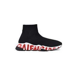 Balenciaga Low-Top Sneaker - Speed Lt Graffiti Sneakers - Gr. 37 (EU) - in Schwarz - f&uuml;r Damen