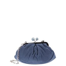 MaxMara Max Mara Clutches - Pasticcino Small Suede Clutch With Marbled Bead Cl - Gr. unisize - in Grau - f&uuml;r Damen