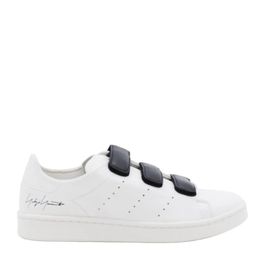 Y-3 Low-Top Sneaker - White Sneakers With Black Velcro Straps And - Gr. 7 - in Wei&szlig; - f&uuml;r Damen