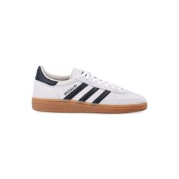 Adidas Low-Top Sneaker - Suede Handball Spezial Sneakers With Retro Accents - Gr. 8 - in Wei&szlig; - f&uuml;r Damen