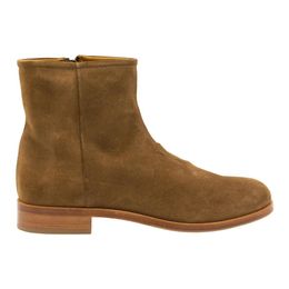 Common Projects Stiefel - Smooth Suede Brown Boots With Side Zipper - Gr. 45 (EU) - in Braun - f&uuml;r Damen