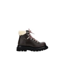 Bottega Veneta Stiefel - Lace-Up Hiking Ankle Boot - Gr. 40 (EU) - in Braun - f&uuml;r Damen