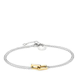 Liebeskind Berlin Armband - Edelstahl Mini Link - Gr. ONESIZE - in Silber - f&uuml;r Damen