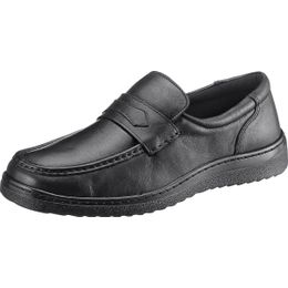 Herren Slipper schwarz, Gr&ouml;&szlig;e 42