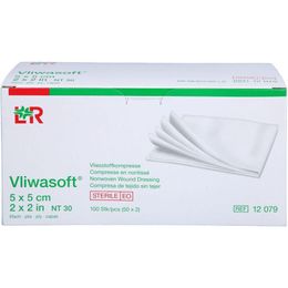 Vliwasoft Vlieskompressen steril 5x5 cm 6l. 50X2 St