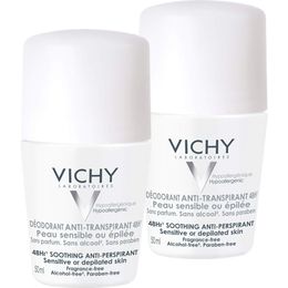 L'Or&eacute;al Vichy Deo Roll-on Sensitiv Antitrans.48h Doppelp. 2X50 ml