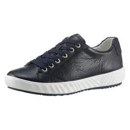 Sneaker Ara "AVIO", Damen, Gr. 5, blau (dunkelblau), Glattleder, unifarben, Schuhe Sneaker, Slipper, Halbschuh, Freizeitschuh mit Wechselfu&szlig;bett in G-Weite