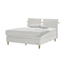 SKAGEN STUDIO Boxspringbett - beige - Materialmix - 182 cm - 107 cm - M&ouml;bel Kraft