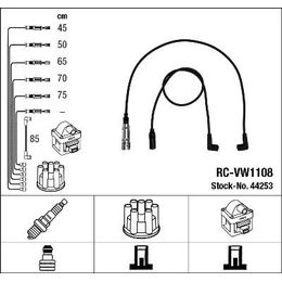 NGK Z&uuml;ndleitungssatz 44253 schwarz f&uuml;r VW