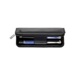 Pelikan Schreibger&auml;te-Etui TGX2N Nappa-Leder f&uuml;r 2 Schreibger&auml;te schwarz | Gr.: onesize